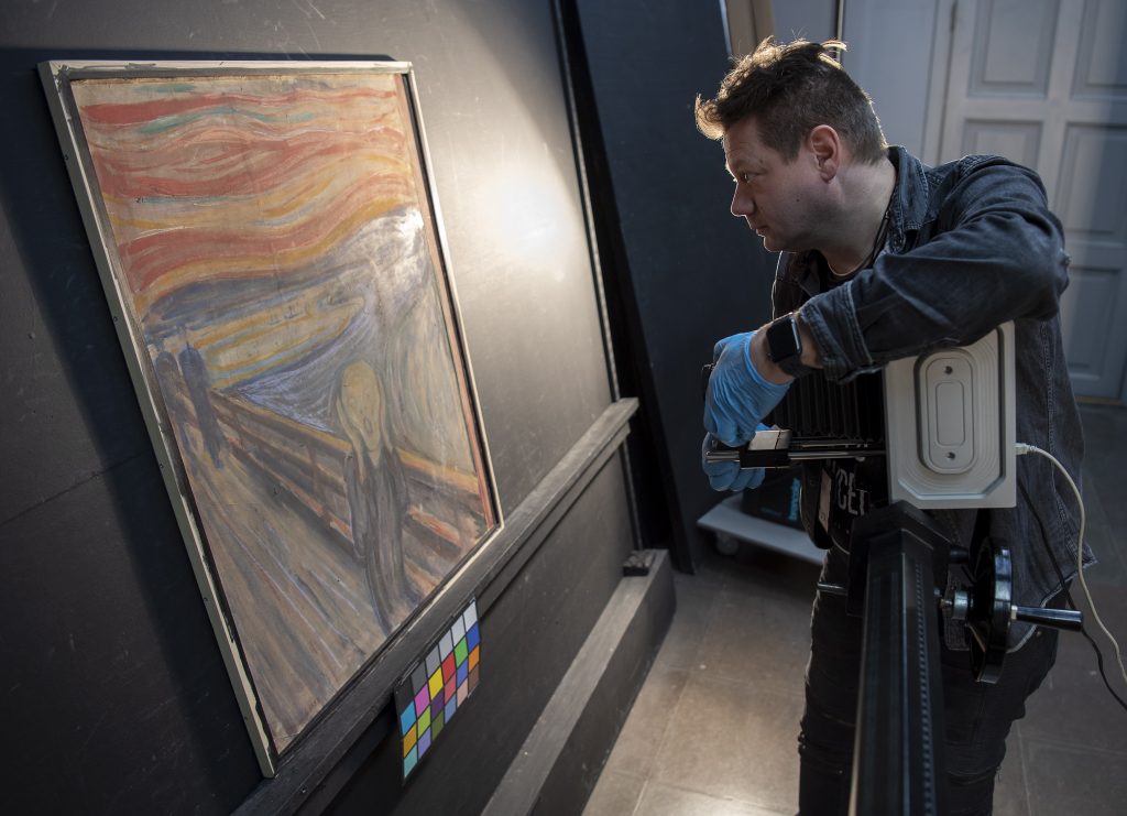 Muzej Norveške: Autor natpisa na slici Krik, sam umetnik - Edvard Munk ...