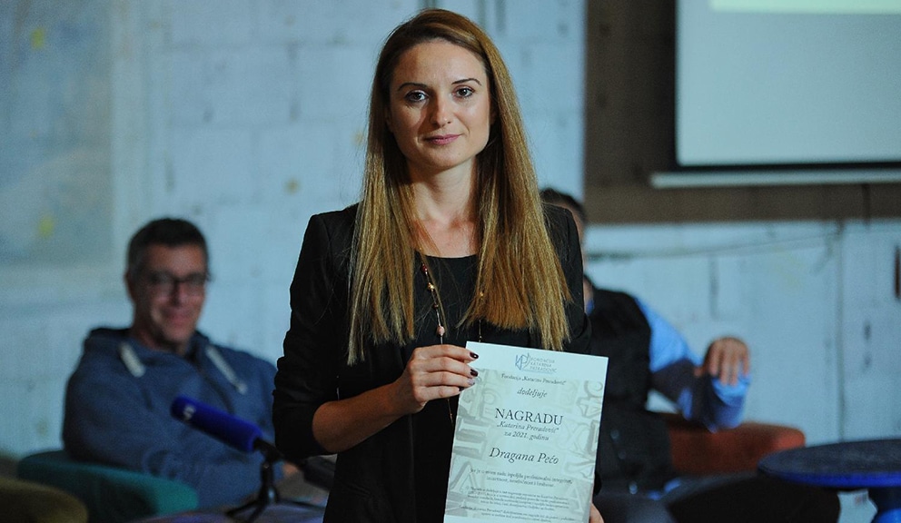 Dragana Pećo dobitnica nagrade "Katarina Preradović" - Društvo - Dnevni ...