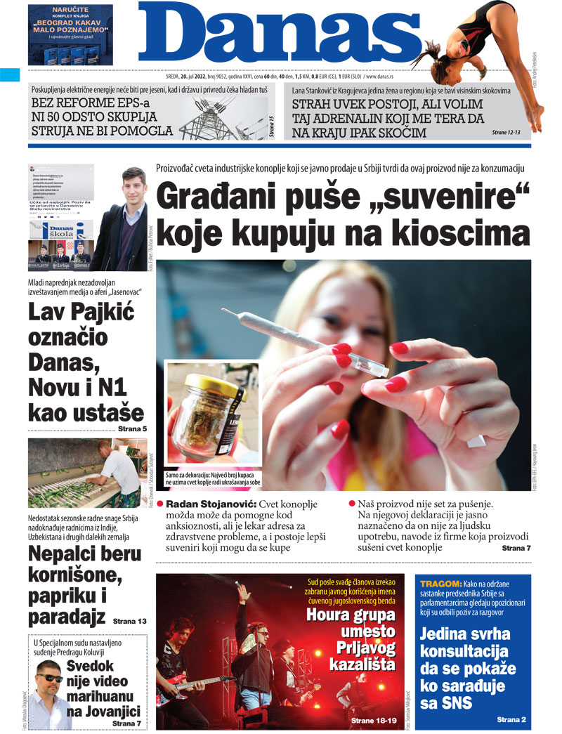 Naslovna - Dnevni list Danas