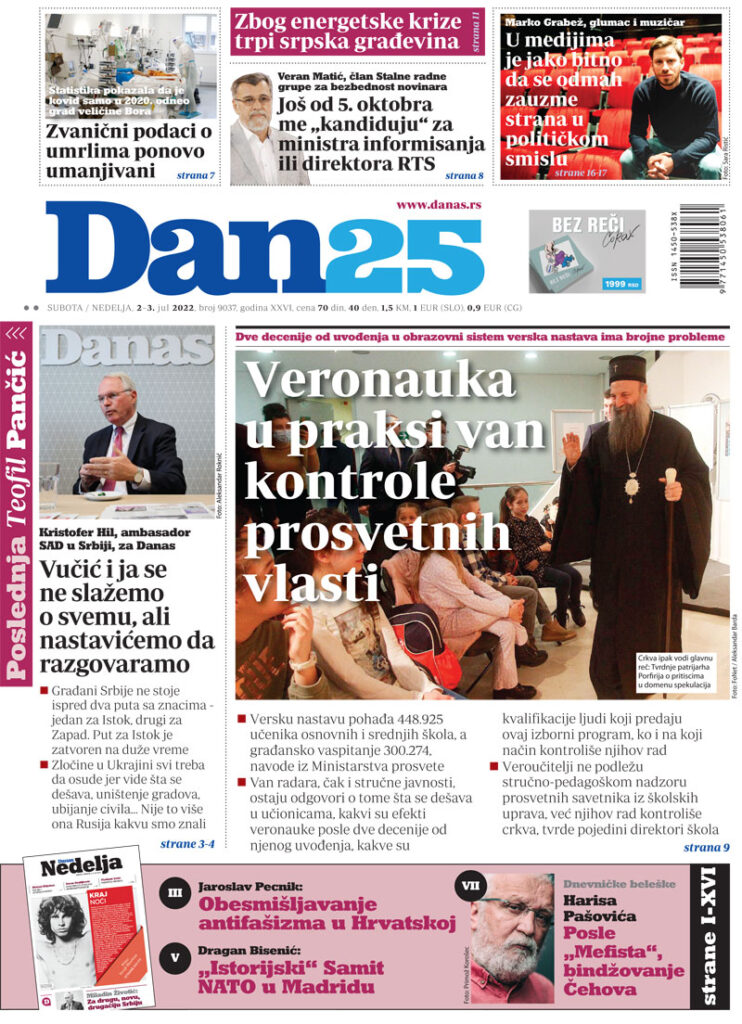 Naslovna - Dnevni list Danas