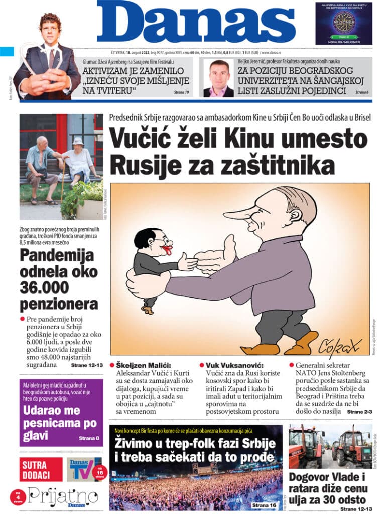 Naslovna - Dnevni list Danas