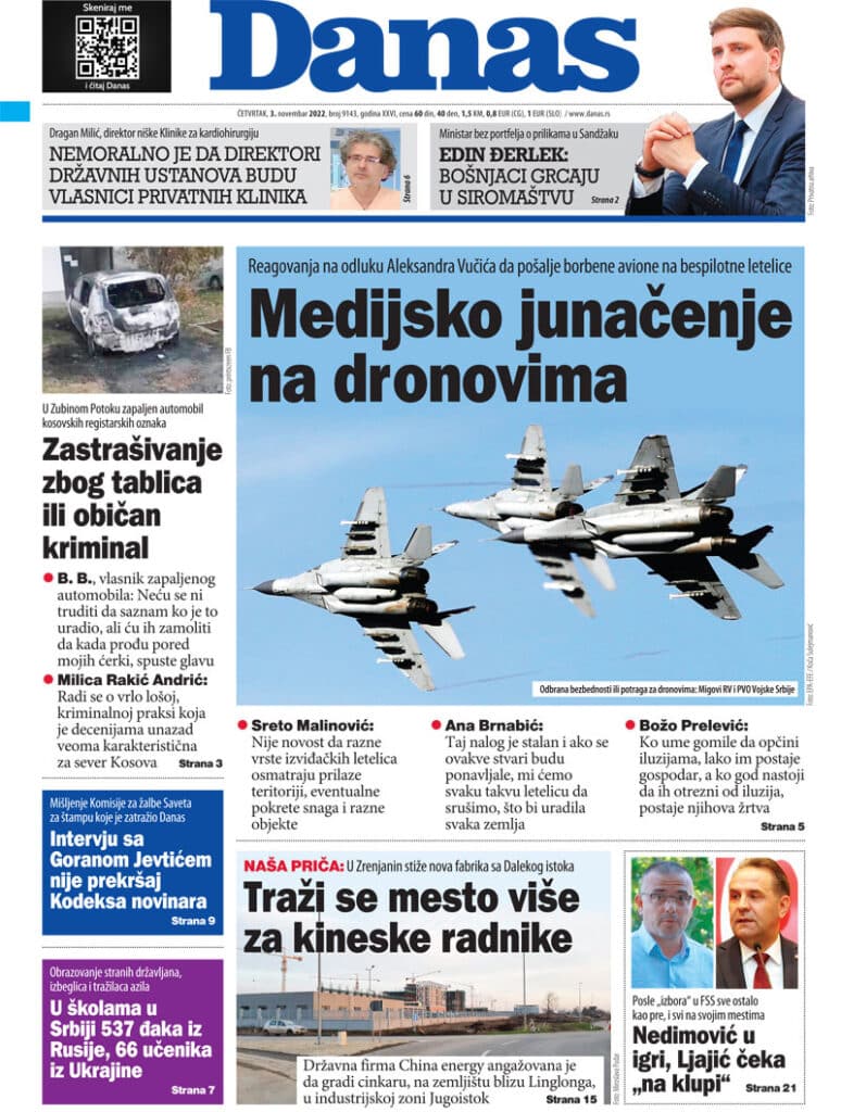 Naslovna - Dnevni list Danas