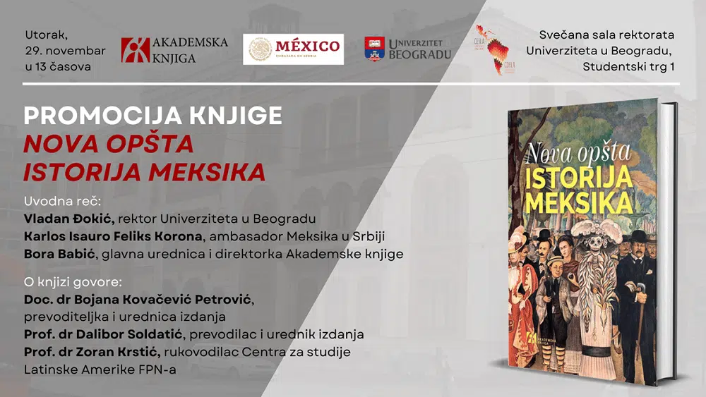 Promocija „Nove opšte istorije Meksika", sveobuhvatnog pregleda istorije Meksika - Kultura ...