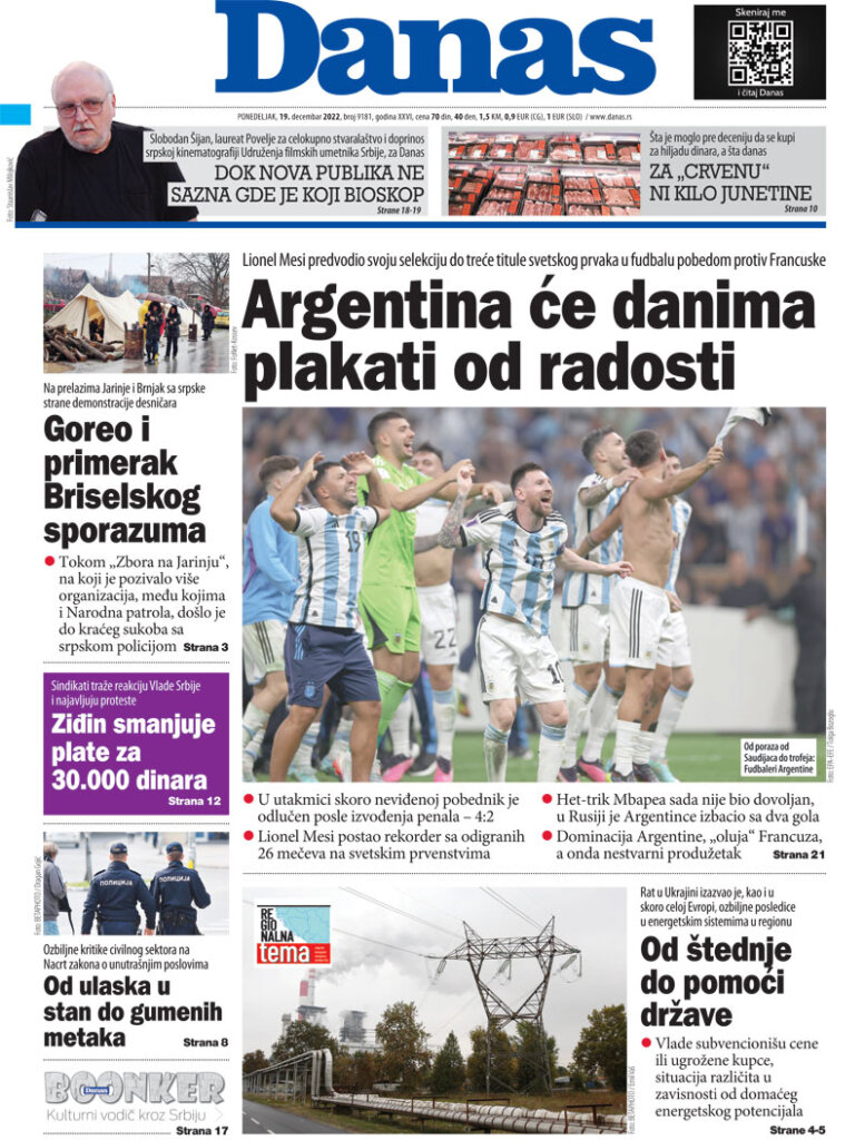 Naslovna - Dnevni list Danas