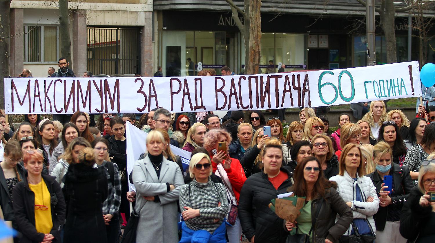 Kolike plate su zaposleni u predškolstvu tražili, a šta su dobili ...