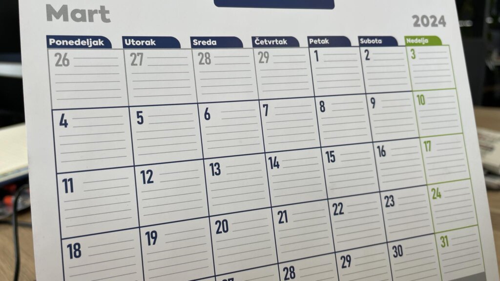 Objavljen Poreski kalendar za mart: Ovo su krajnji rokovi za izmirenje ...