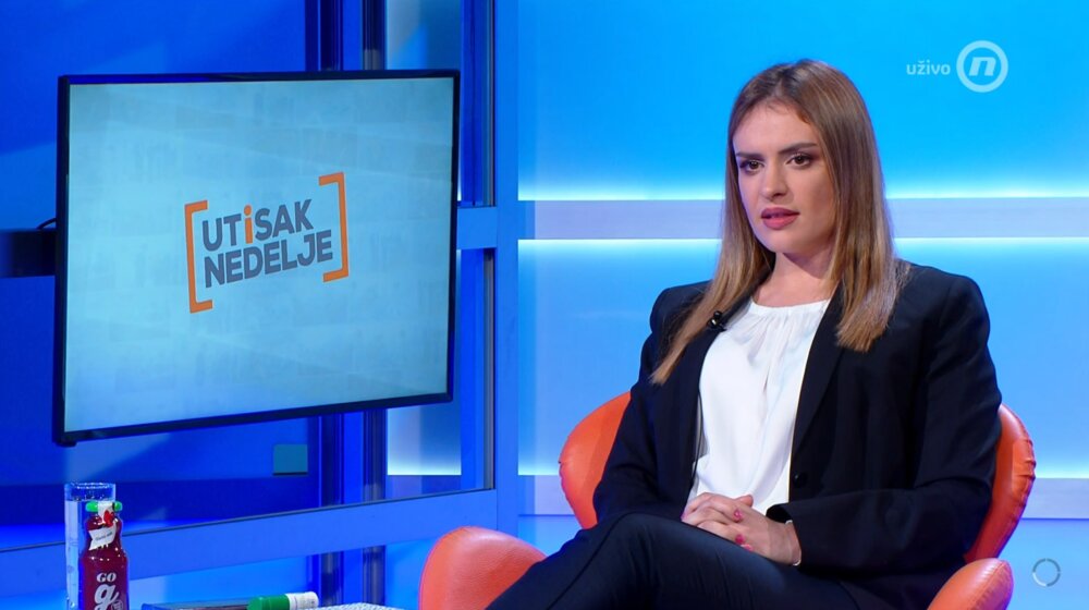 Milica Đurđević Stamenkovski u Utisku nedelje: Ne osećam se pokradeno, nikada nisam mislila da ...