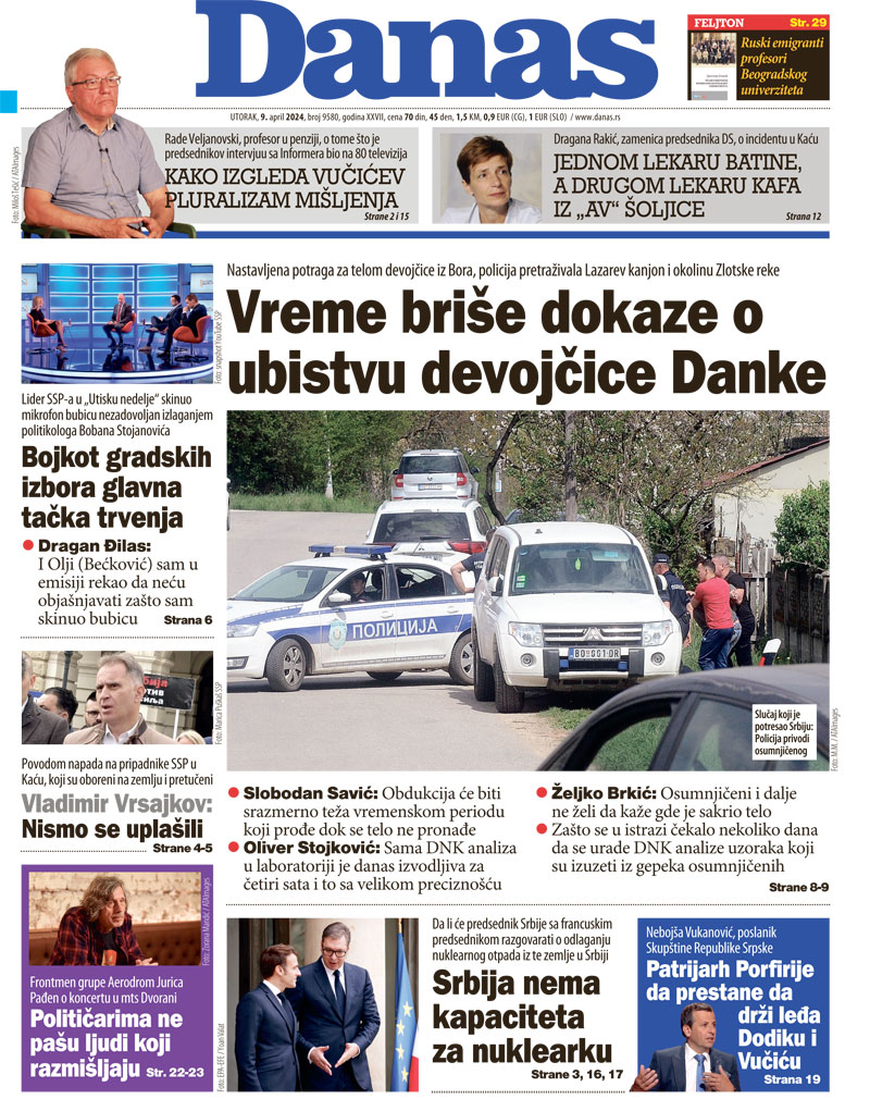 Naslovna - Dnevni list Danas