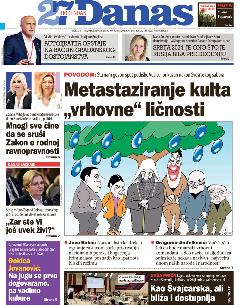 Naslovna - Dnevni list Danas