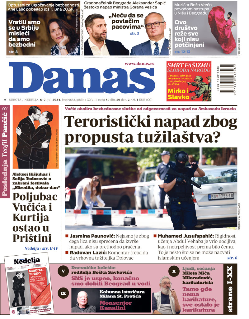 Naslovna - Dnevni list Danas