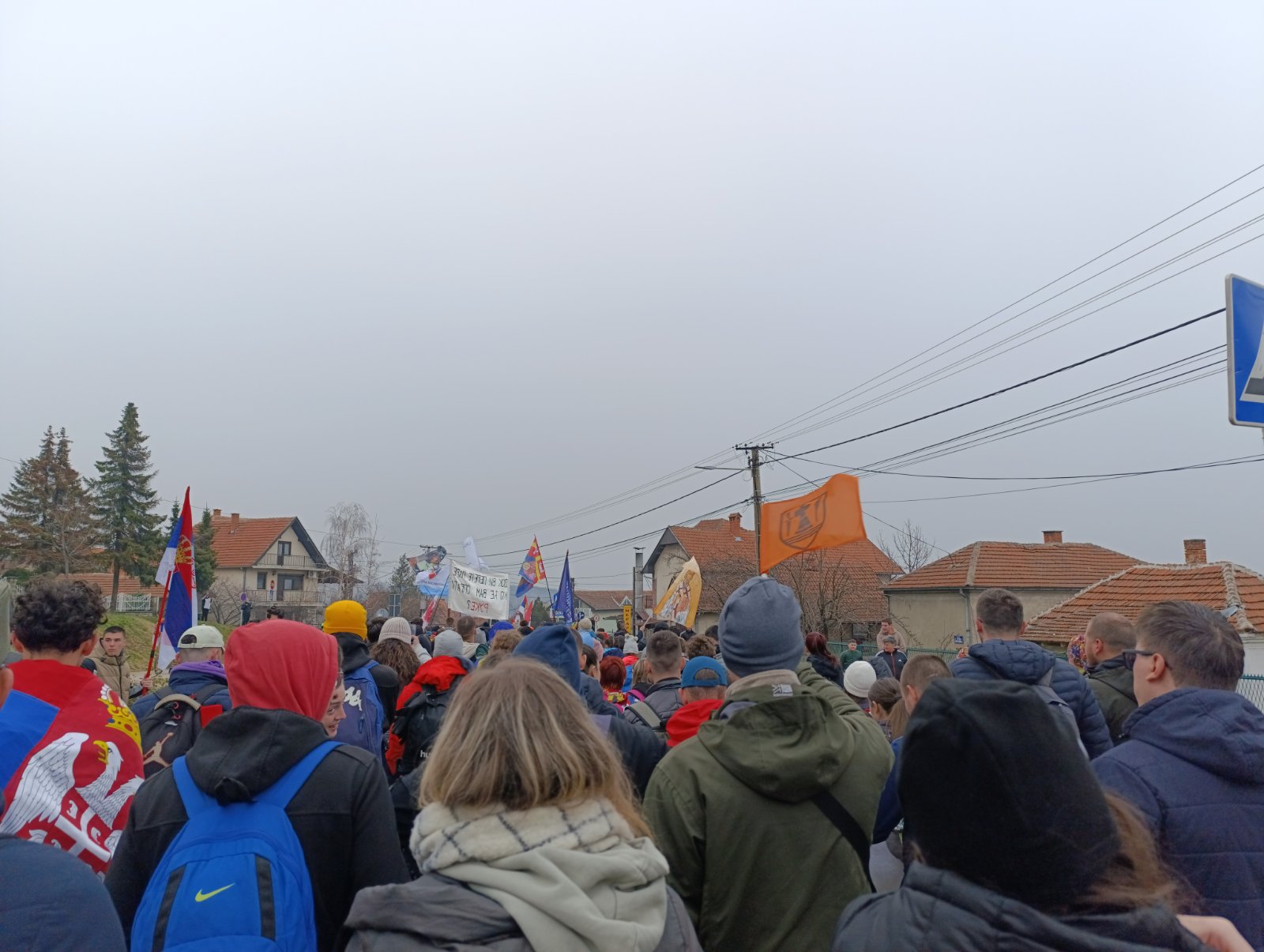 Kruševački studenti nastavili put ka Nišu (FOTO; VIDEO) - Društvo - Dnevni list Danas