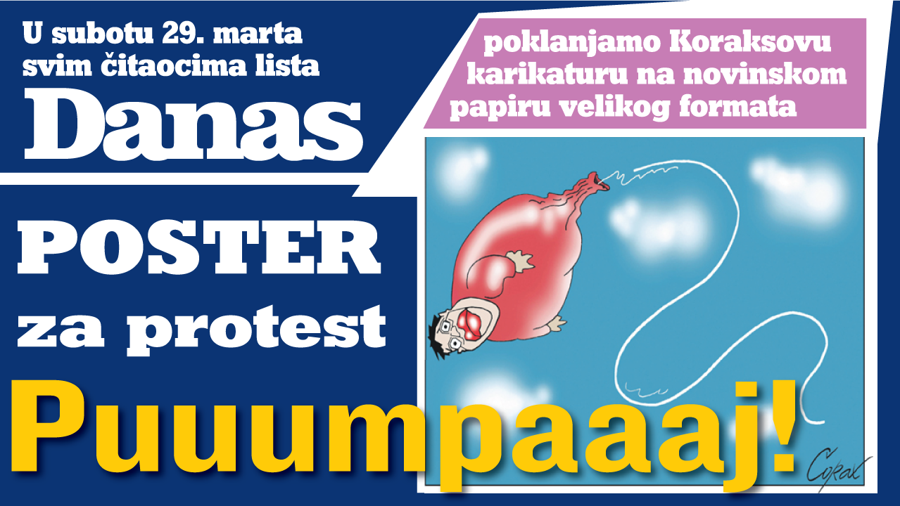 Poster za protest "Pumpaj" u subotu u listu Danas - Društvo - Dnevni ...