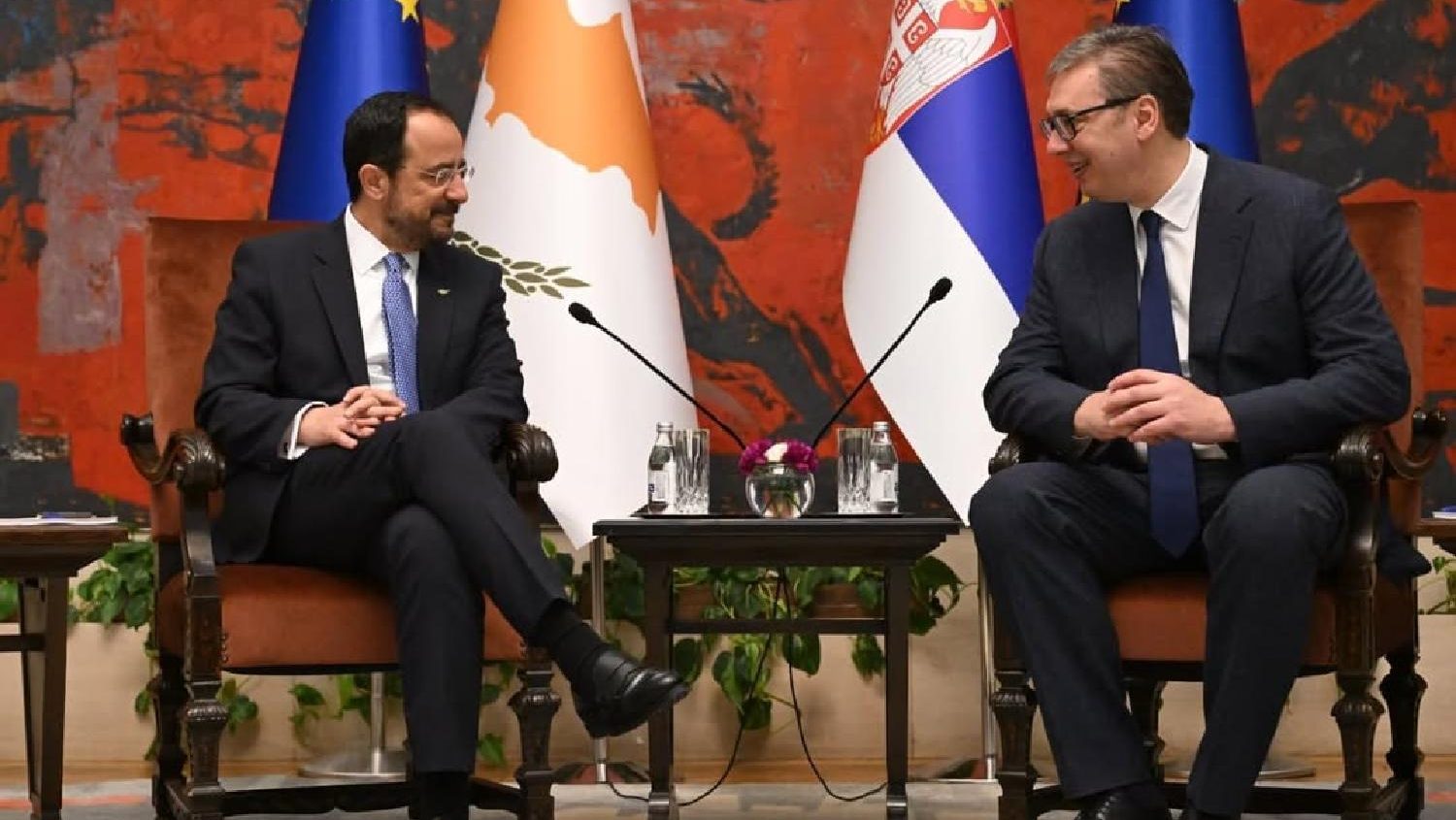 "Vučiću, dragi brate, hvala na gostoprimstvu": Predsednik Kipra sa ...